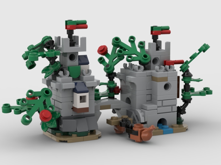 Mini Forest Stronghold from BrickLink Studio [BrickLink]