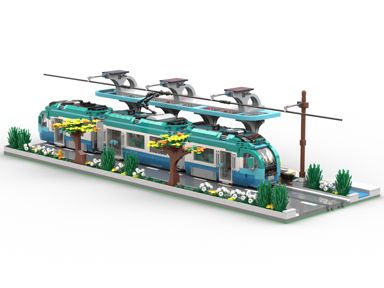 [Urbana Articulated Tram] [BrickLink]