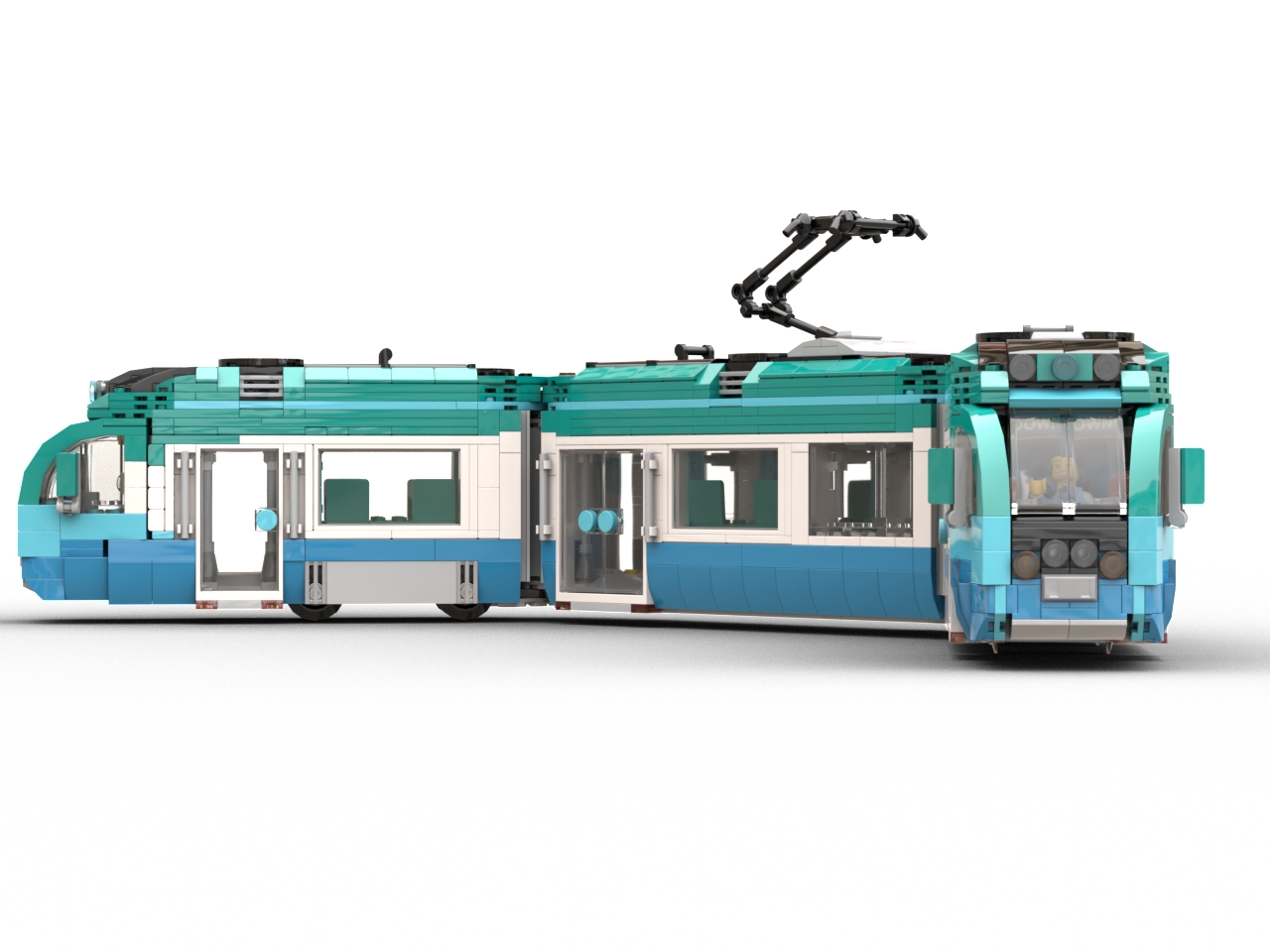 [Urbana Articulated Tram] [BrickLink]