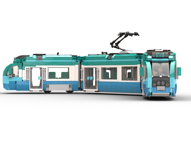 [Urbana Articulated Tram] [BrickLink]