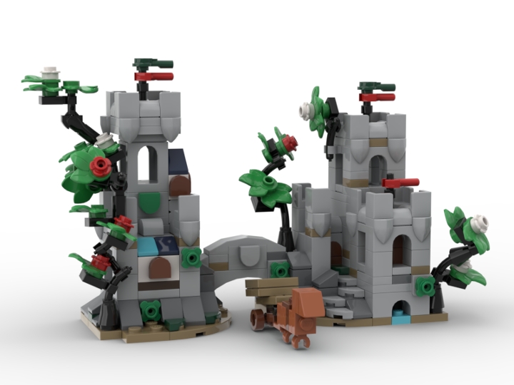 BDP series 3 Forest Stronghold mini version from BrickLink Studio ...