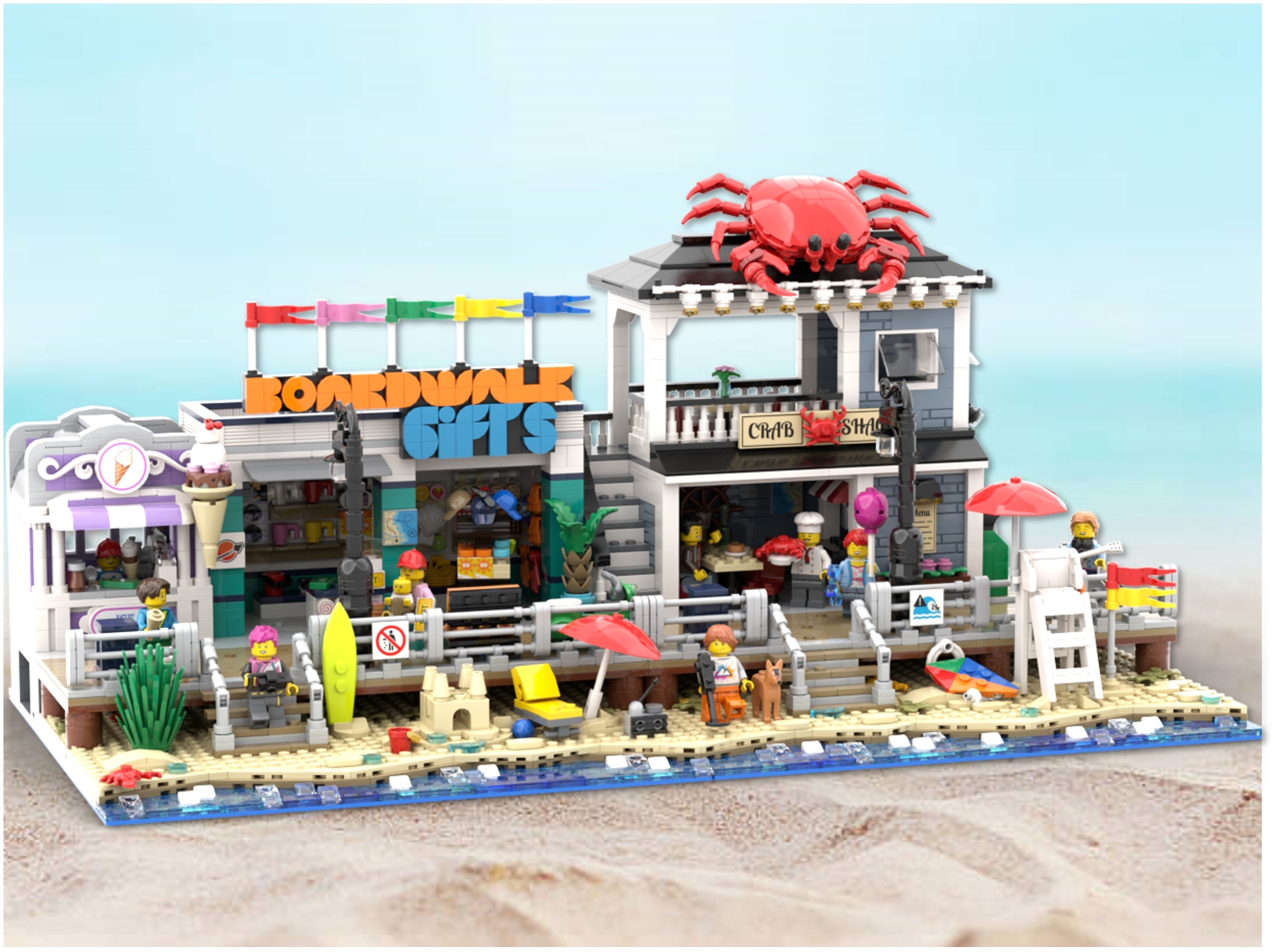 [Beach and Boardwalk] [BrickLink]