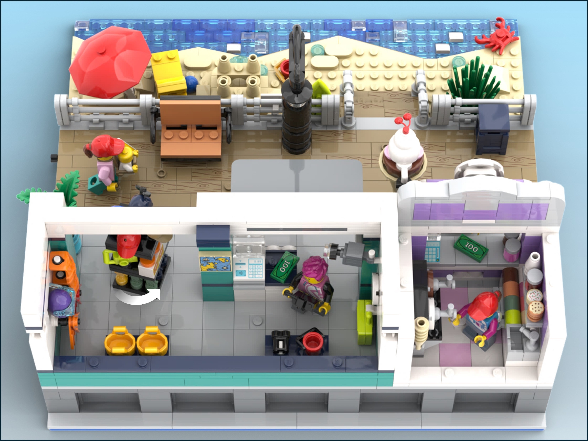 [Beach and Boardwalk] [BrickLink]