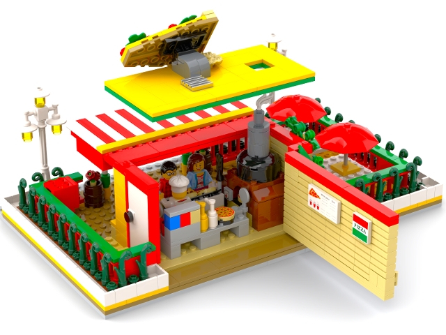 [Pizza Stand] [BrickLink]