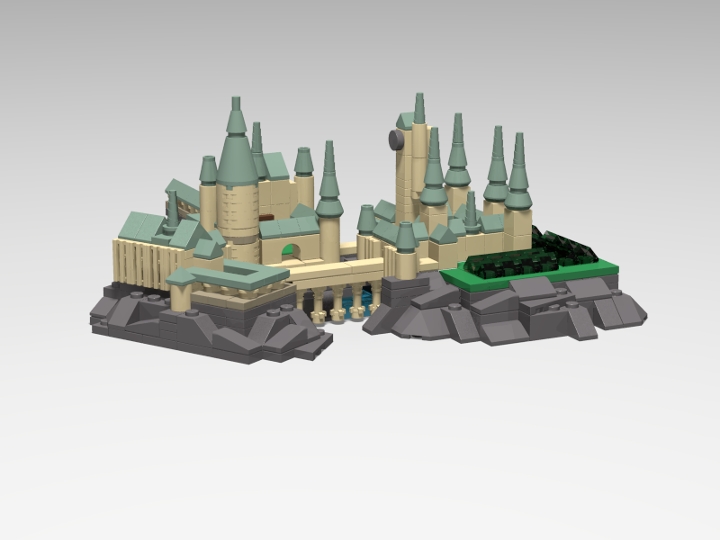 mini hogwarts from BrickLink Studio [BrickLink]