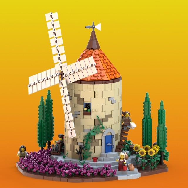 [Mediterranean Windmill] [BrickLink]