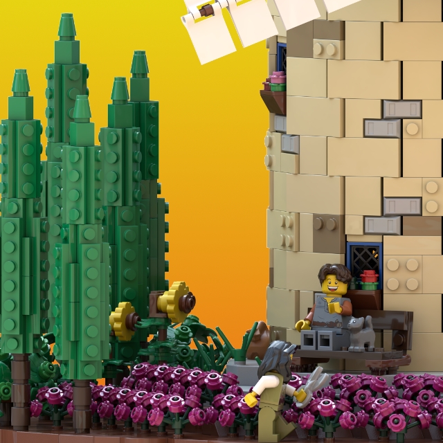 [Mediterranean Windmill] [BrickLink]