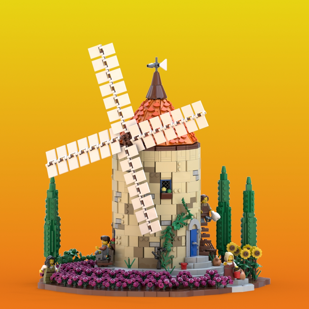 [Mediterranean Windmill] [BrickLink]