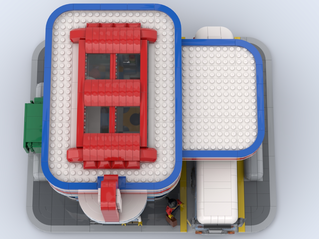 [Retro Bus Station] [BrickLink]