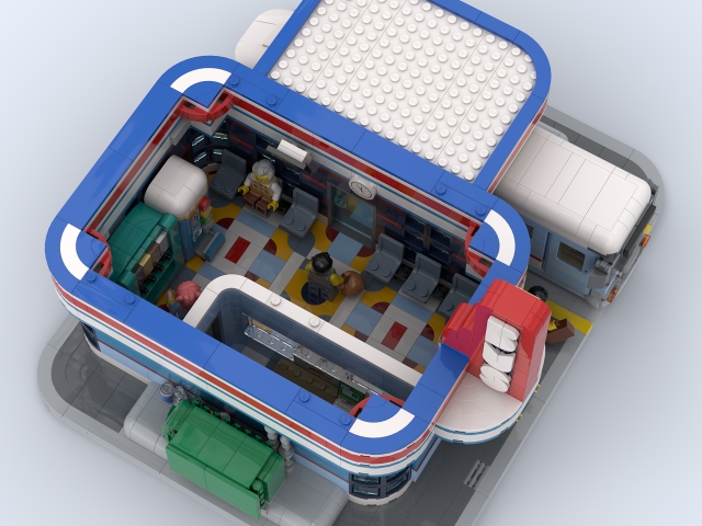 [Retro Bus Station] [BrickLink]