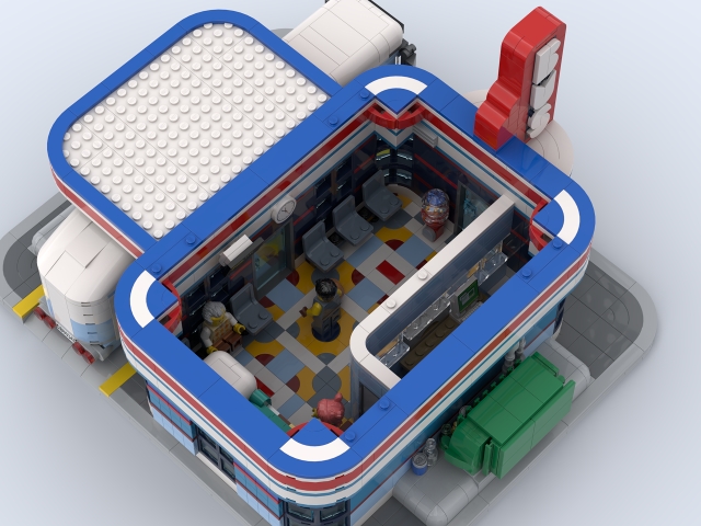 [Retro Bus Station] [BrickLink]