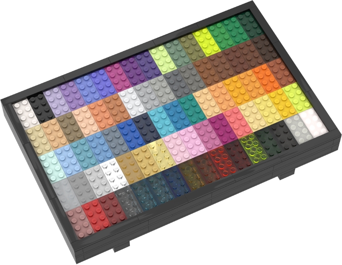 Brick 2x4 Display Panel V2 from BrickLink Studio [BrickLink]