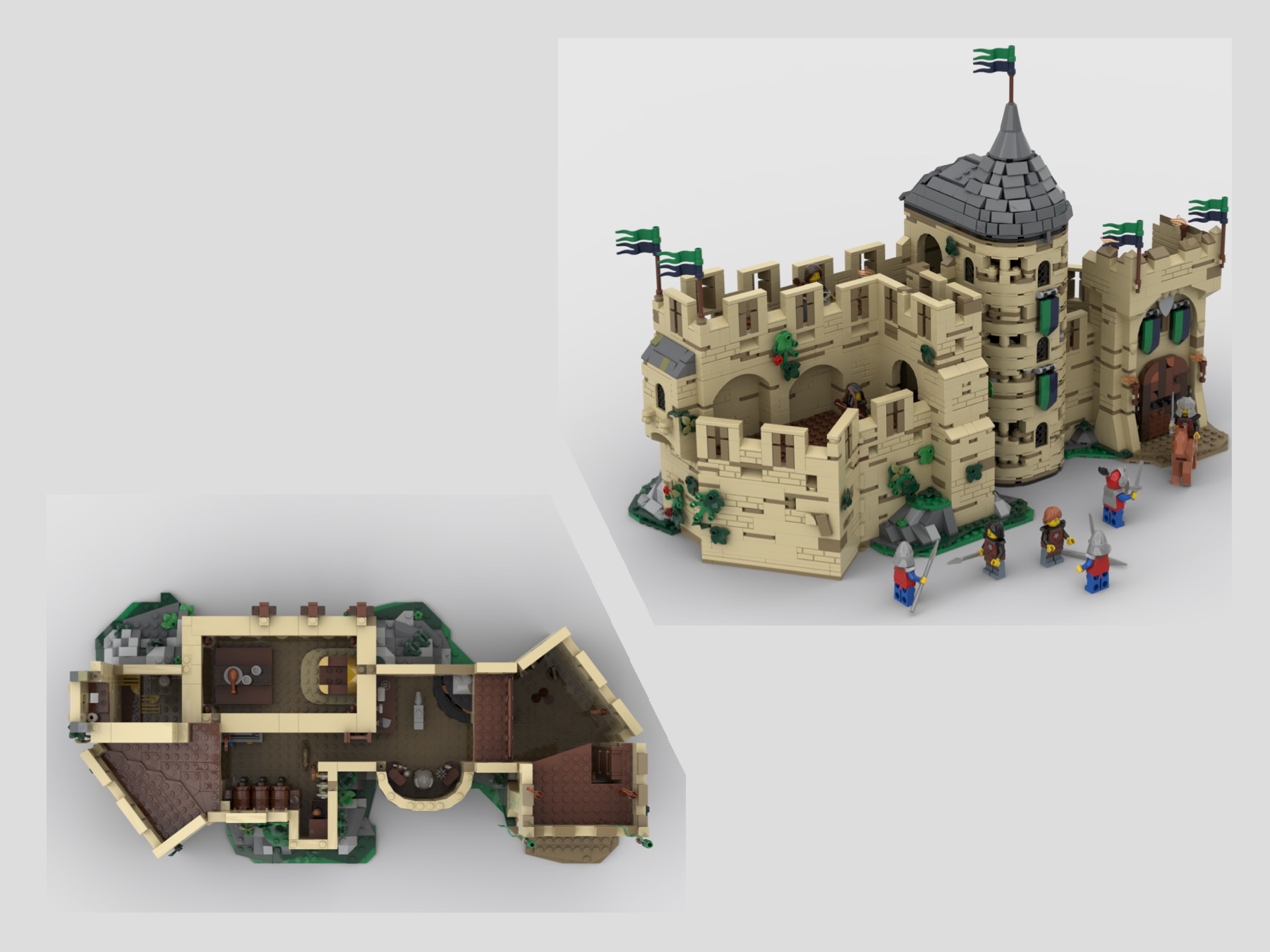 [The Wolves Sandcastle] [BrickLink]