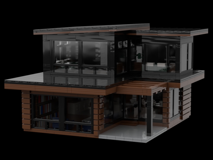 The Contemporary Architecture House from BrickLink Studio [BrickLink]