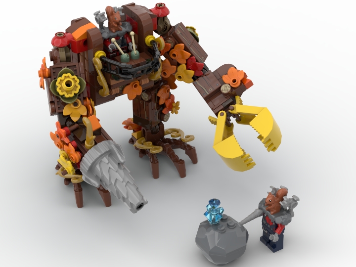 Team Taiga Mining Mech from BrickLink Studio [BrickLink]