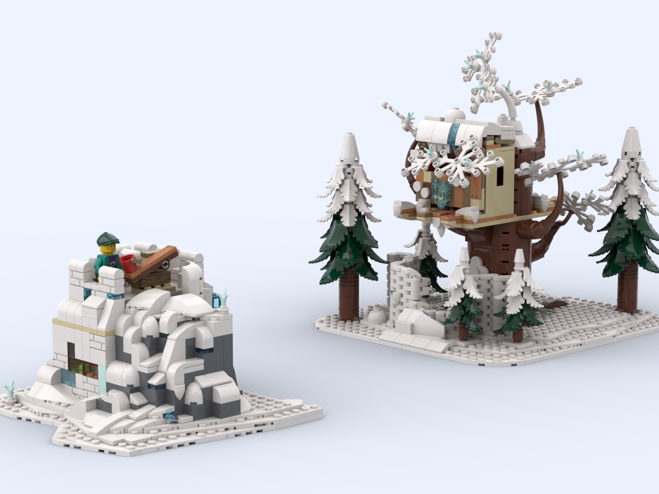 [Backyard Snow Forts] [BrickLink]