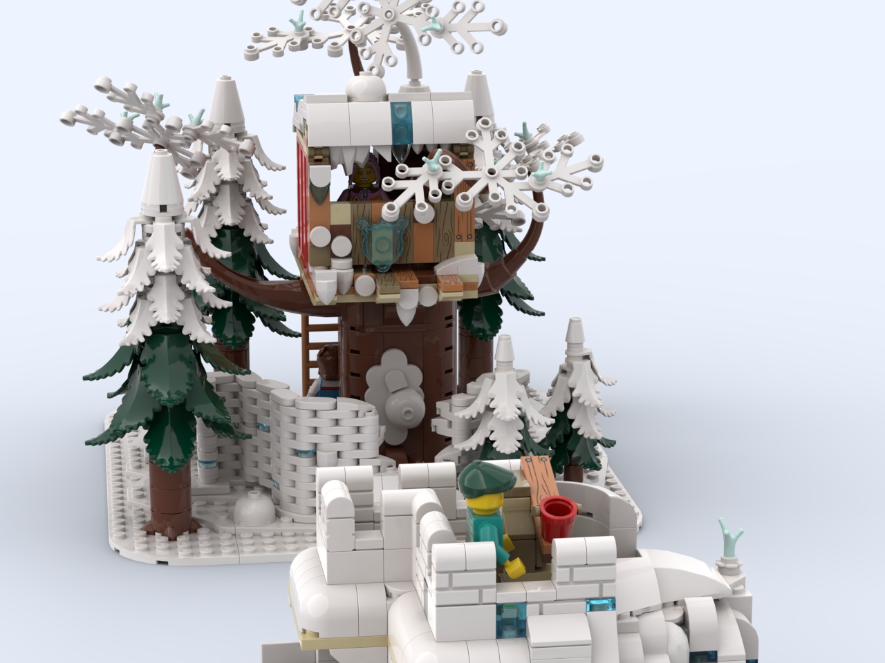 [Backyard Snow Forts] [BrickLink]