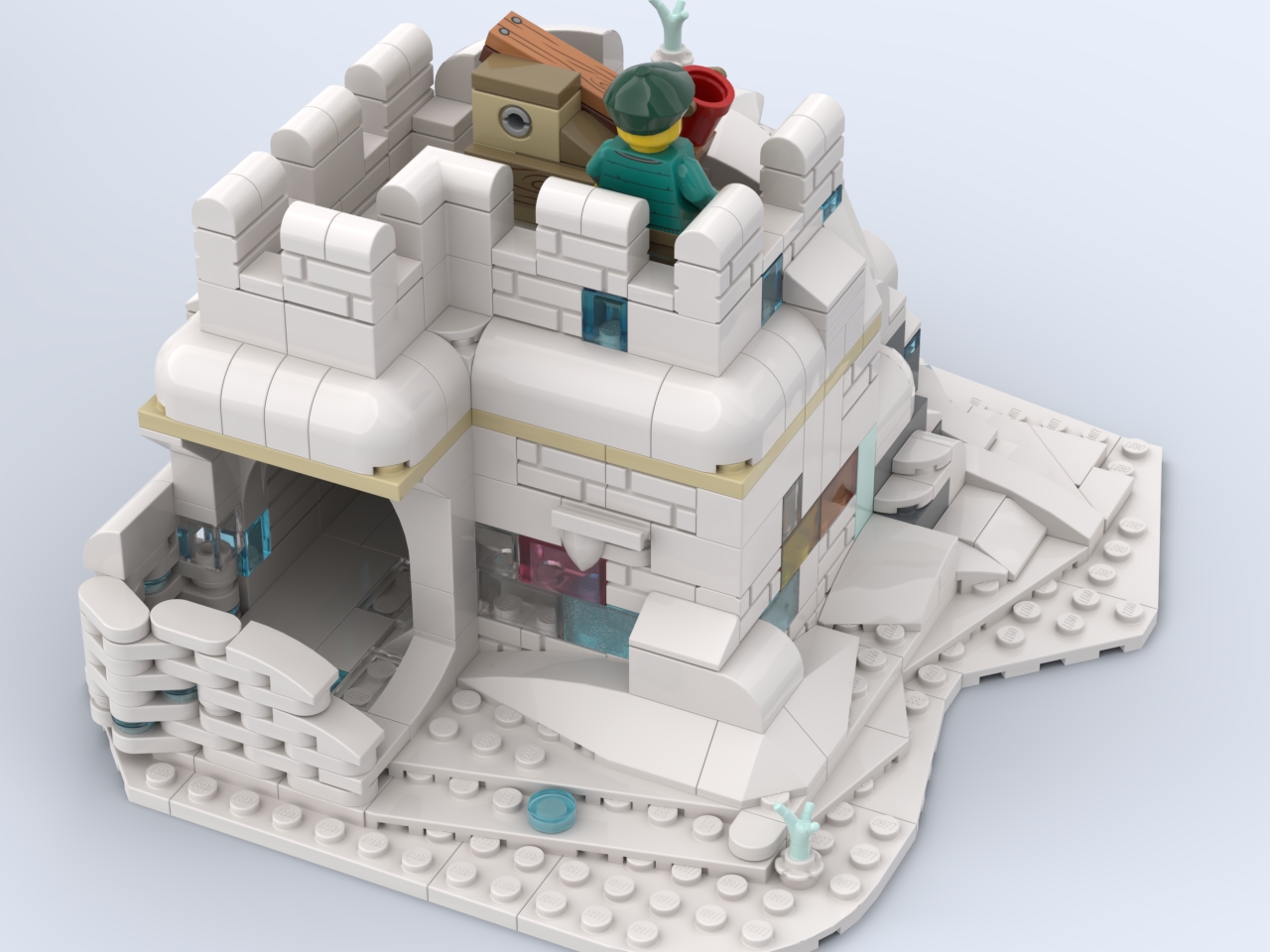 [Backyard Snow Forts] [BrickLink]