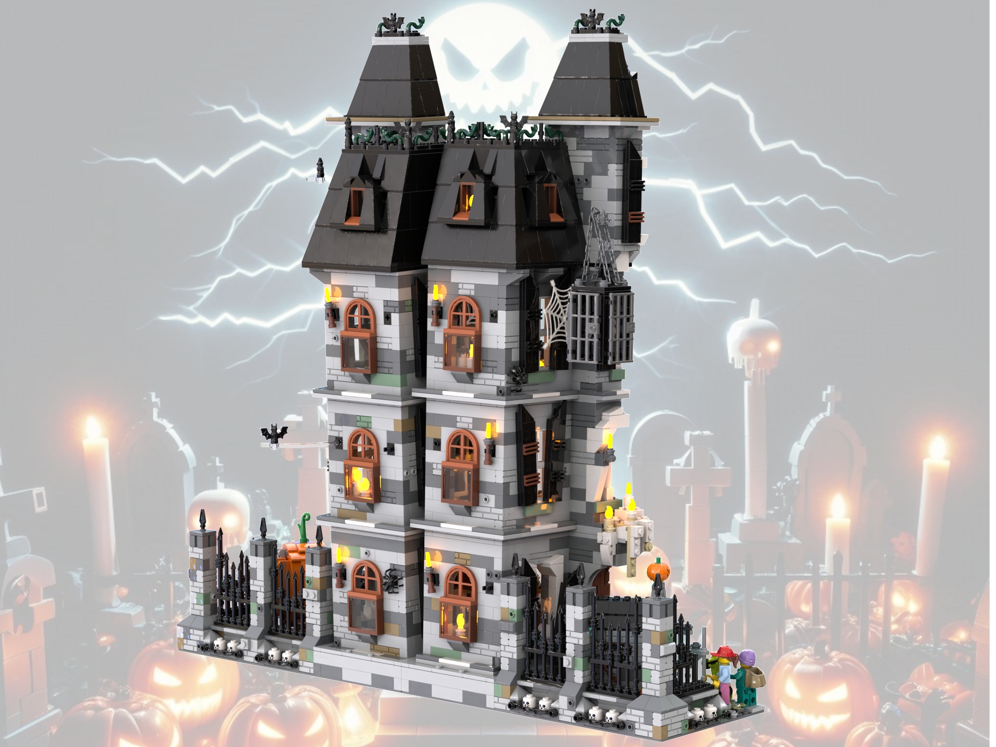 [Halloween Haunted Manor] [BrickLink]