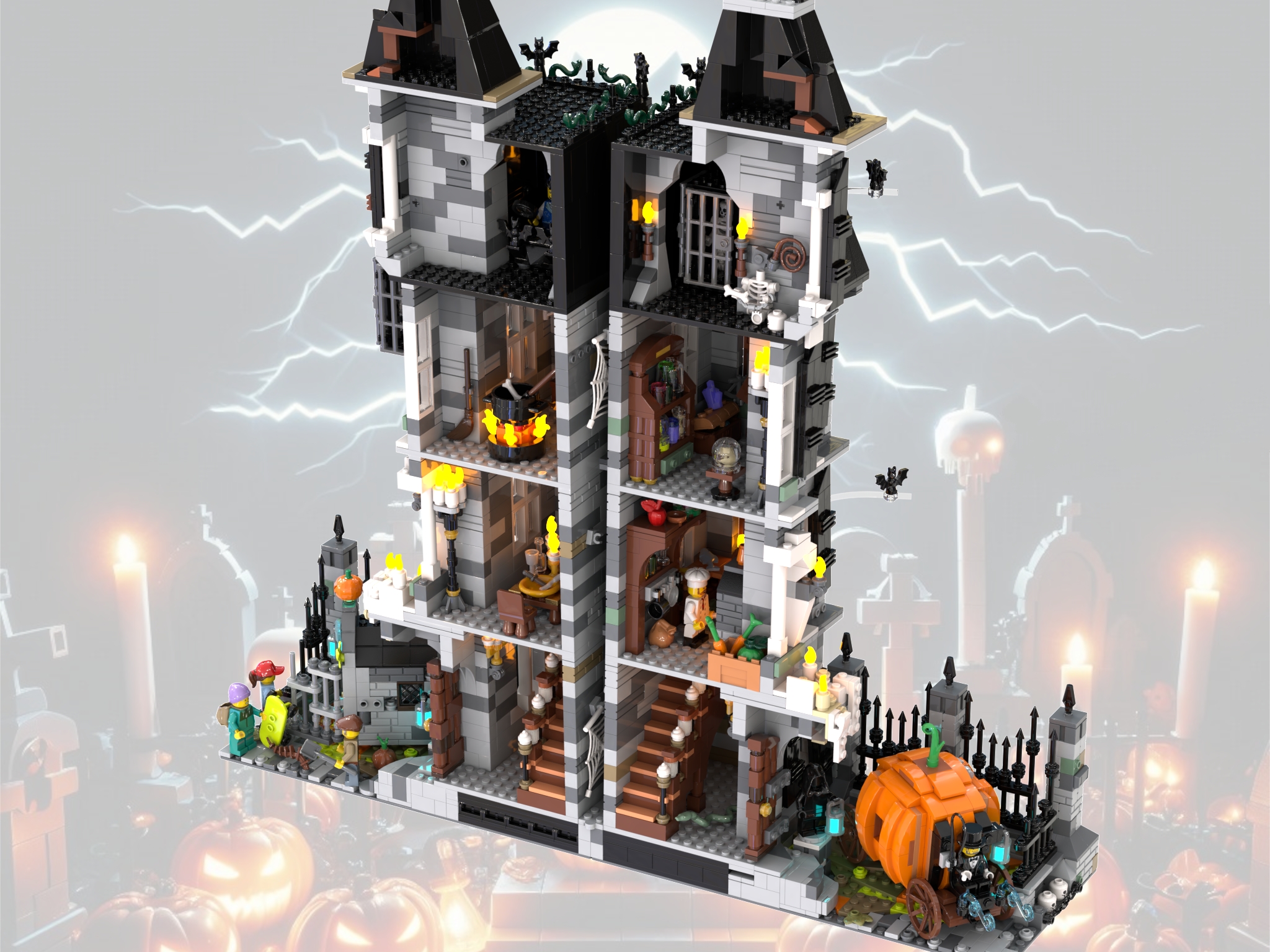 [Halloween Haunted Manor] [BrickLink]