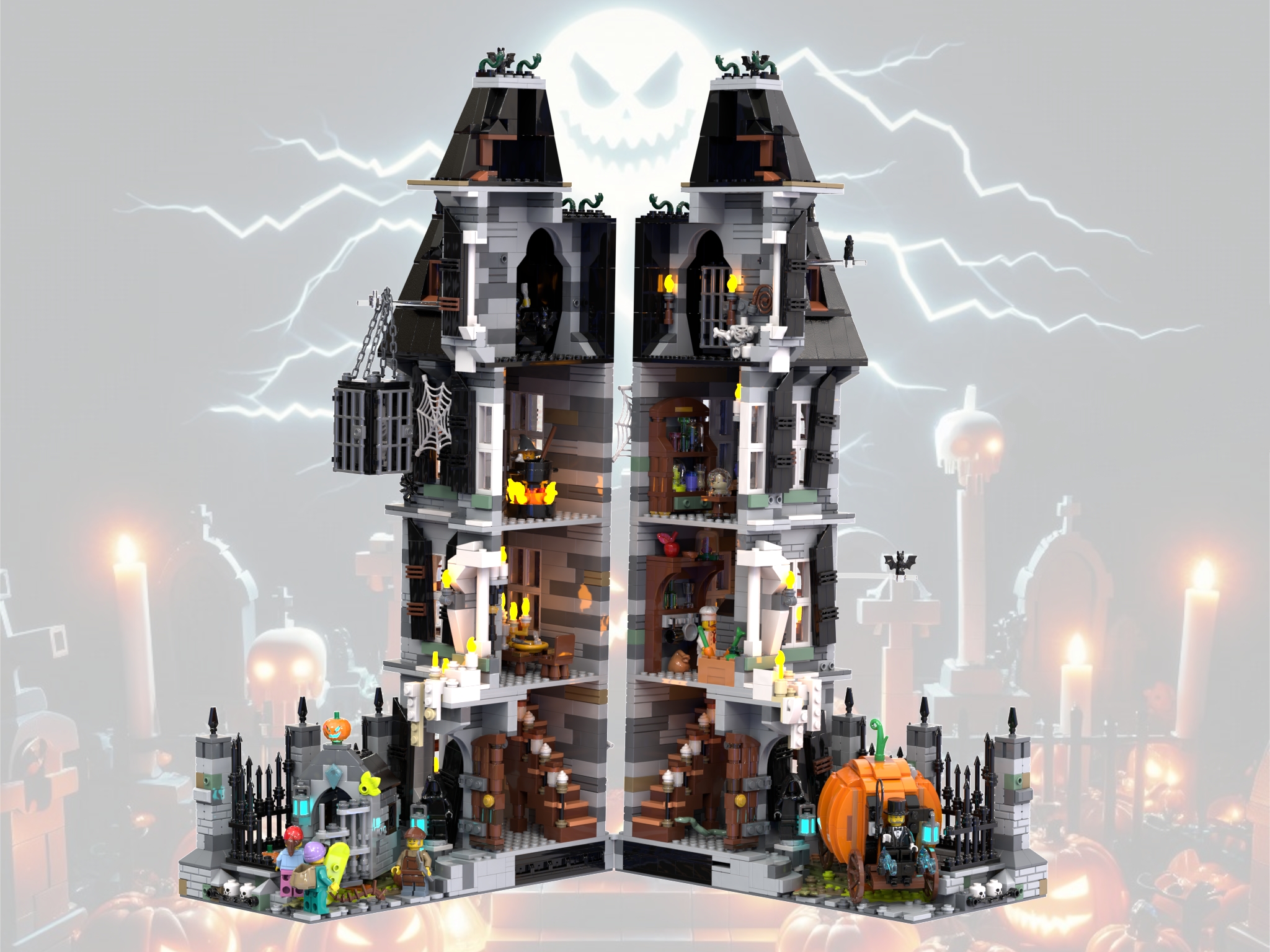[Halloween Haunted Manor] [BrickLink]