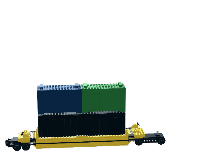 Container train from BrickLink Studio [BrickLink]