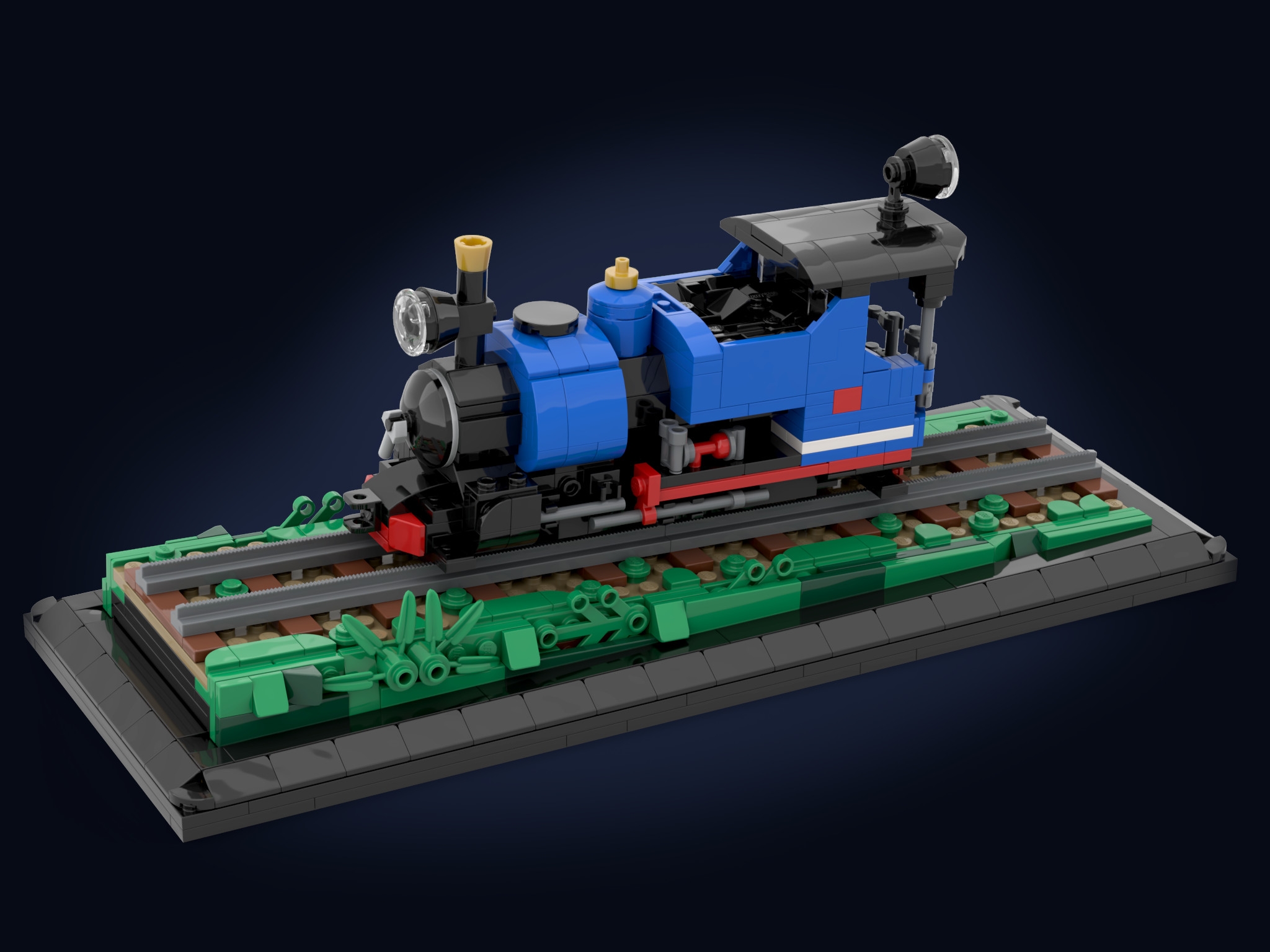 [Narrow Gauge Steam Locomotive] [BrickLink]