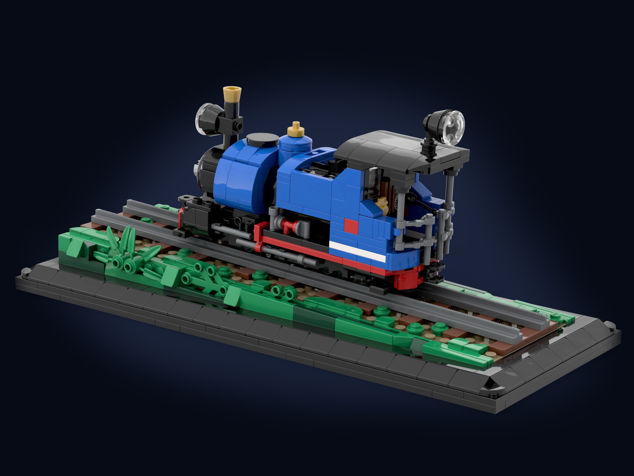 [Narrow Gauge Steam Locomotive] [BrickLink]