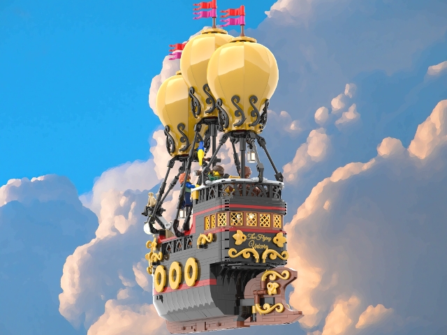 [THE FLYING UNICORN - AN ADVENTUROUS AIRSHIP] [BrickLink]