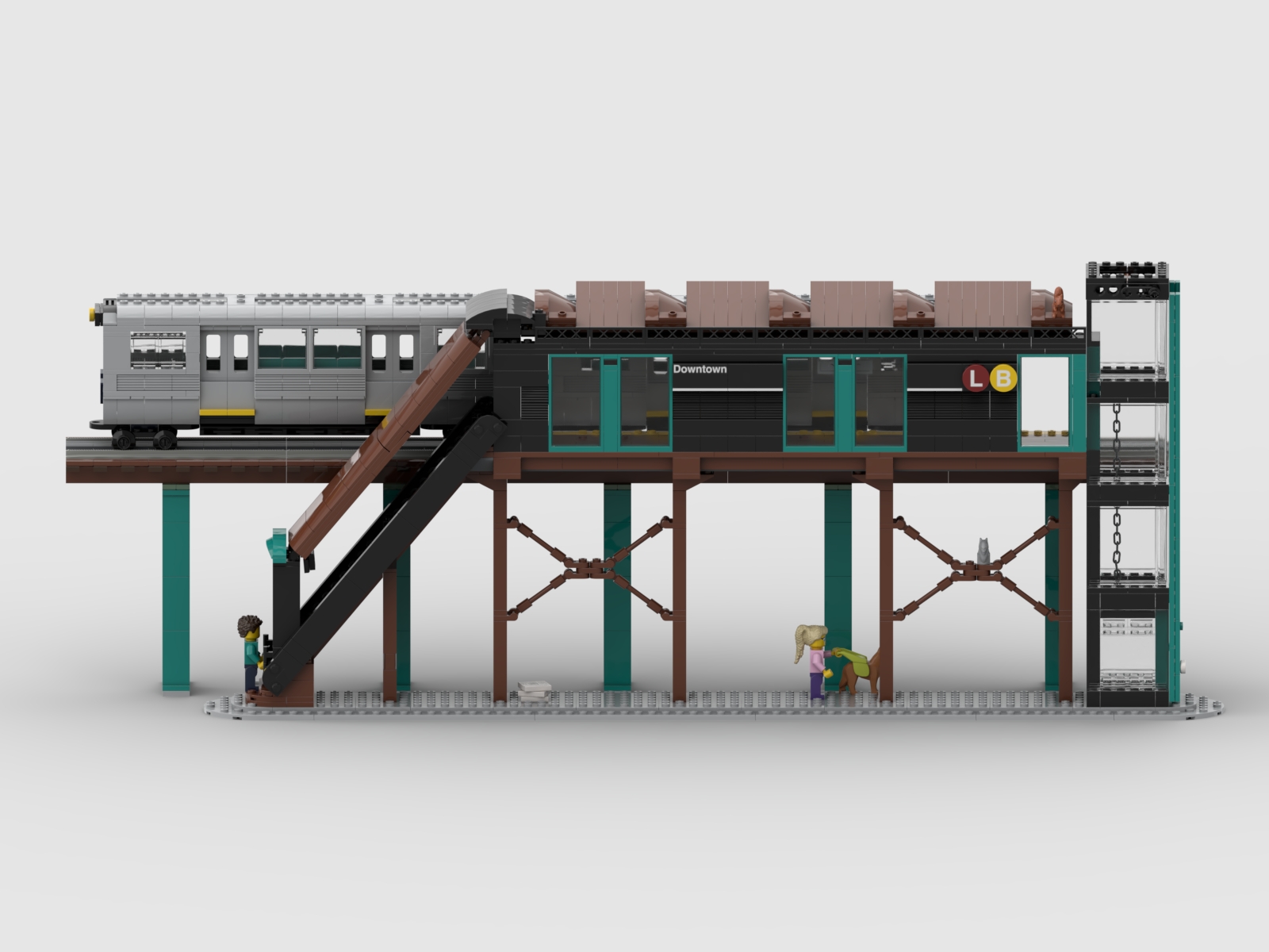 [Downtown Subway Station] [BrickLink]