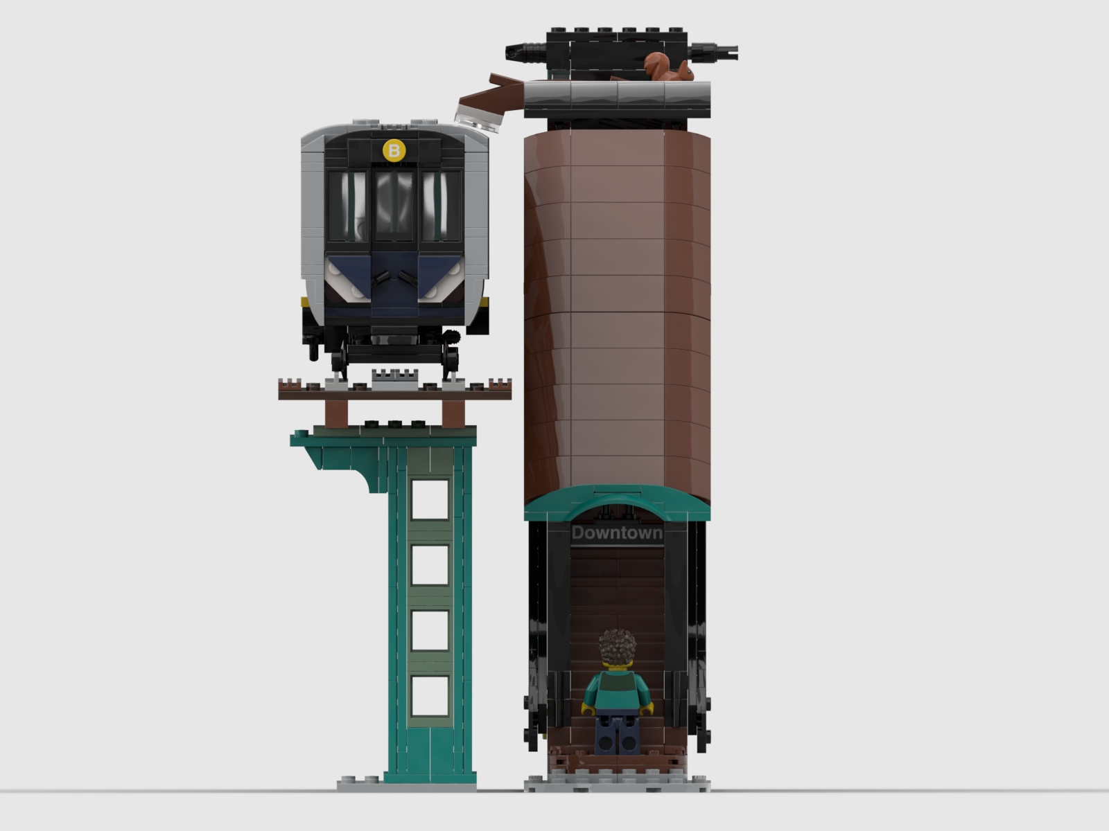 [Downtown Subway Station] [BrickLink]