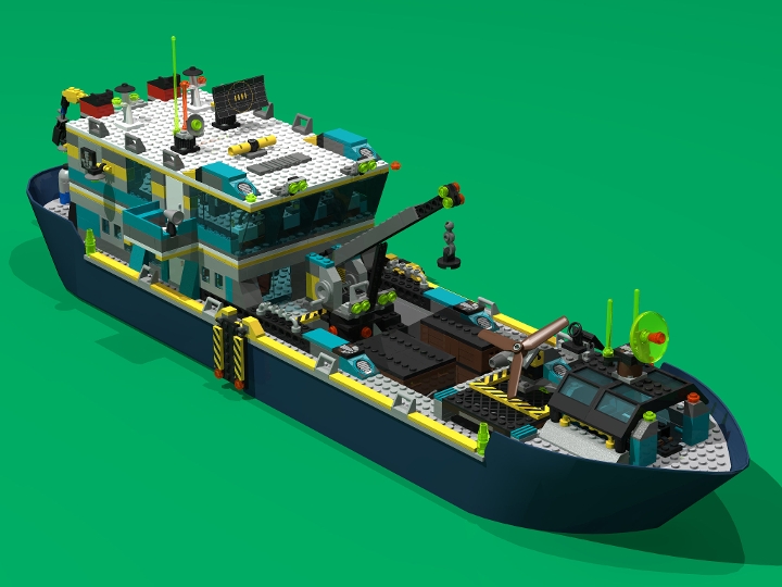 Rock Raiders Cargo Ship from BrickLink Studio [BrickLink]