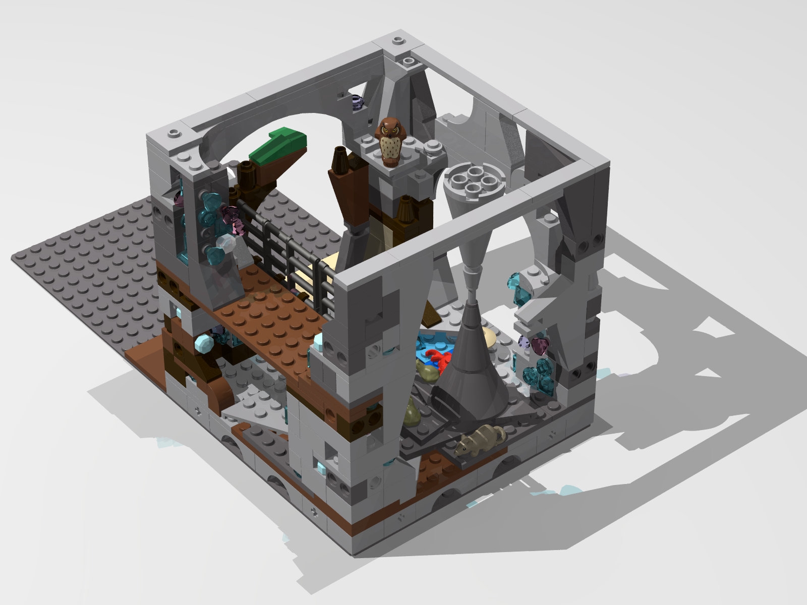 [Mountain Cave: Gemstone Cavern & Gem Miner's Refuge] [BrickLink]