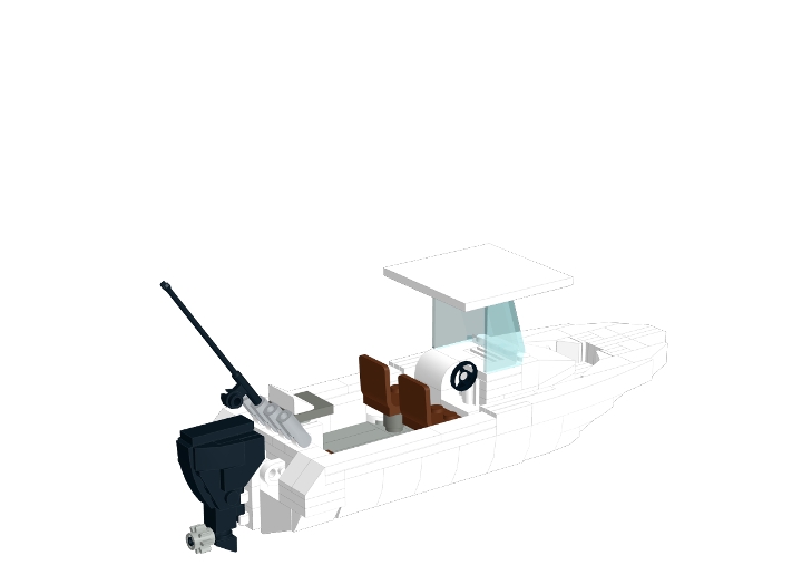 Fishing Boat from BrickLink Studio [BrickLink]