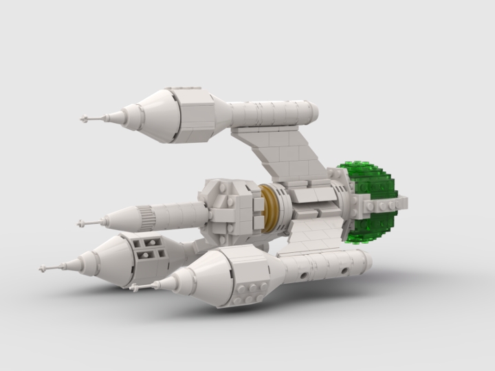Blake's 7 Liberator (DSV2) from BrickLink Studio [BrickLink]