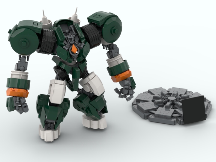 Kantam Robo Remaster from BrickLink Studio [BrickLink]