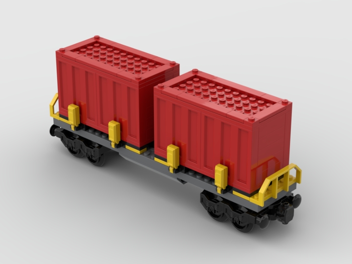 Train Container Car from BrickLink Studio [BrickLink]