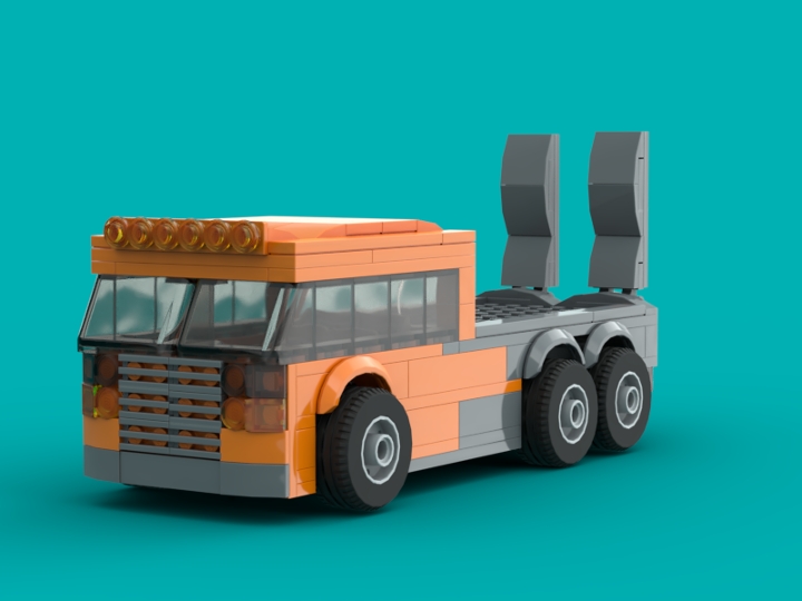 Simple Flatbed MOC from BrickLink Studio [BrickLink]