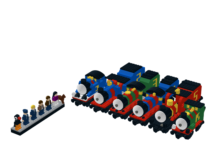 Thomas And The Magic Railroad 2 Characters from BrickLink Studio ...