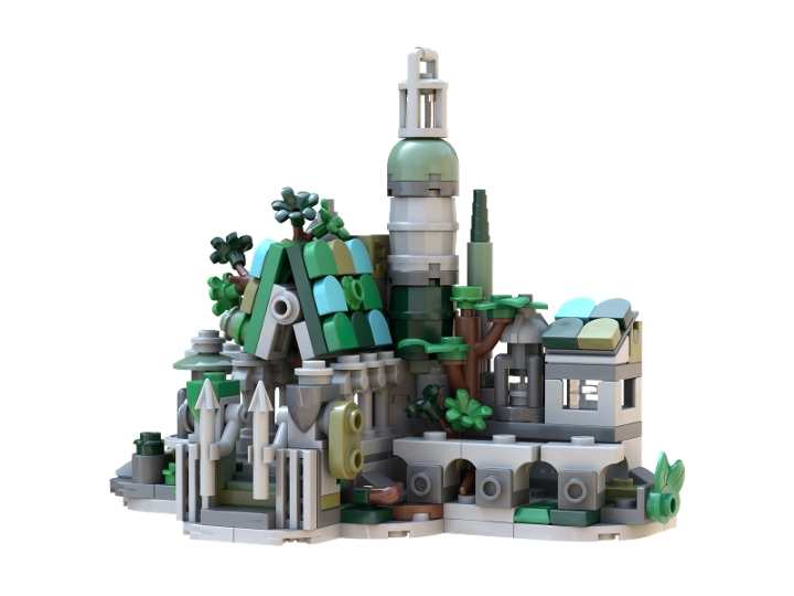 Lost City Microbuild BDP3 activity from BrickLink Studio [BrickLink]