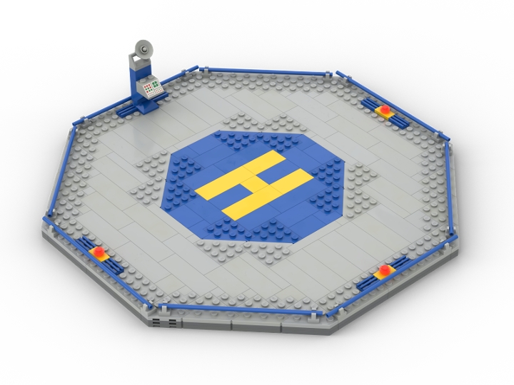 Helipad from BrickLink Studio [BrickLink]