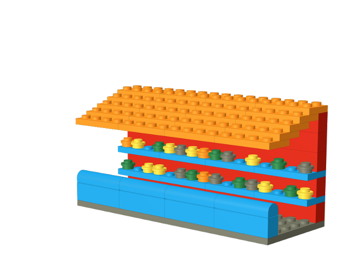 cute market stall from BrickLink Studio [BrickLink]