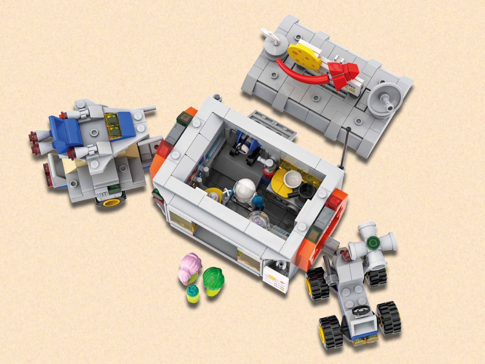 [Classic Mooncake Capsule] [BrickLink]