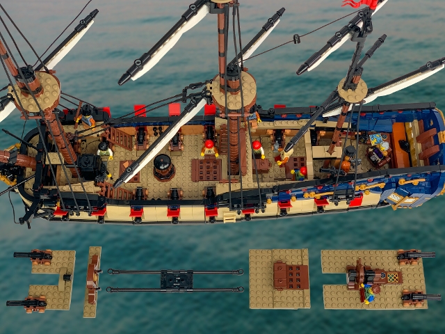 [Privateer Frigate Fortuna] [BrickLink]