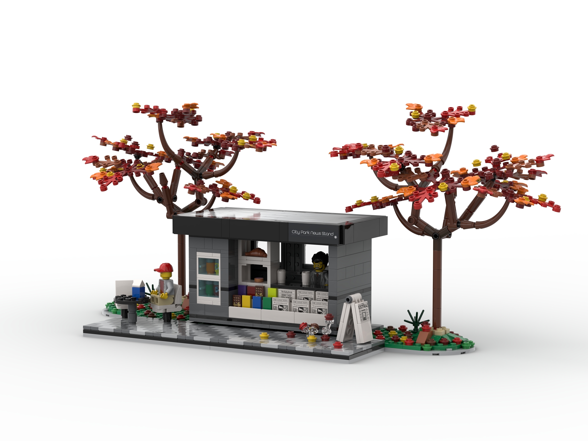 [City Park News Stand] [BrickLink]