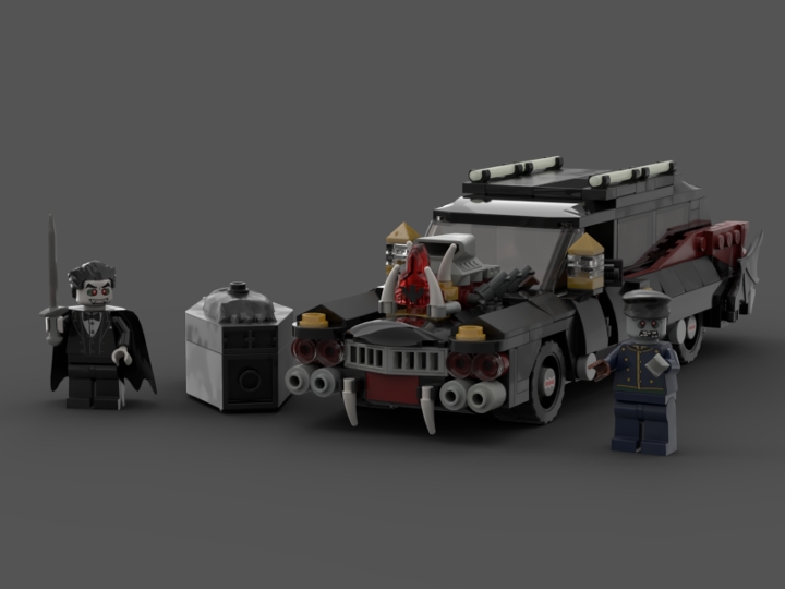 Monster Fighters Vampyre's Hearse from BrickLink Studio [BrickLink]