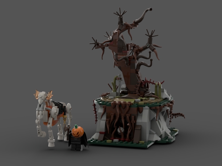Monster Fighters Headless Horseman from BrickLink Studio [BrickLink]