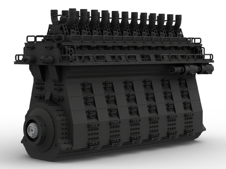 Big engine on the road! - Part 3 from BrickLink Studio [BrickLink]