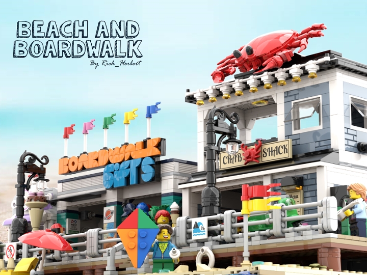 Beach and Boardwalk from BrickLink Studio [BrickLink]