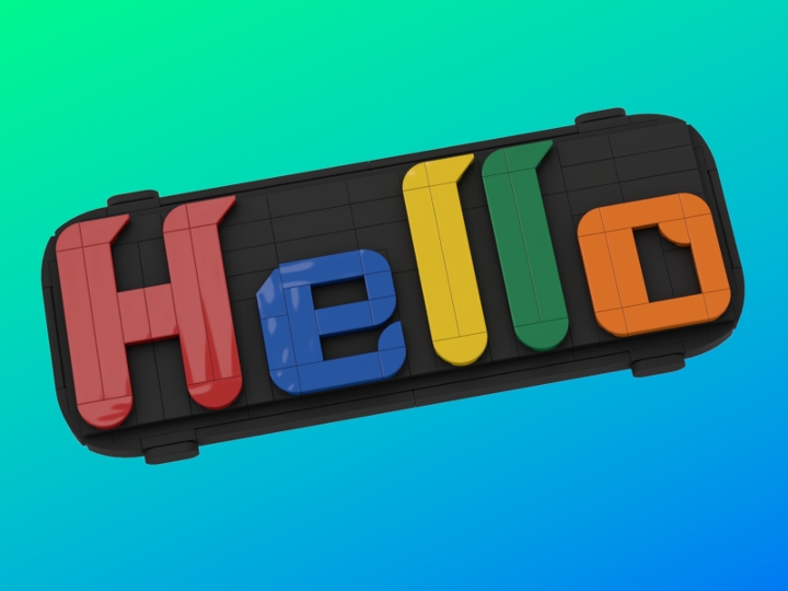 Hello! from BrickLink Studio [BrickLink]